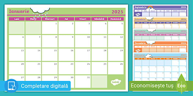 Planificator – An școlar 2024-2025 (teacher made)