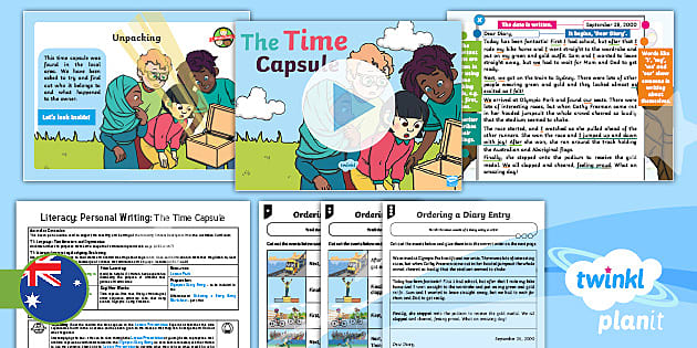 Year 1 Time Travel Families of This Land Personal Writing Lesson 1