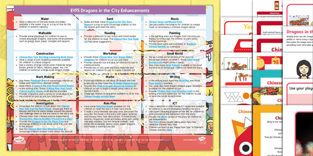 EYFS Dragons in the City Enhancement Ideas and Resources Pack