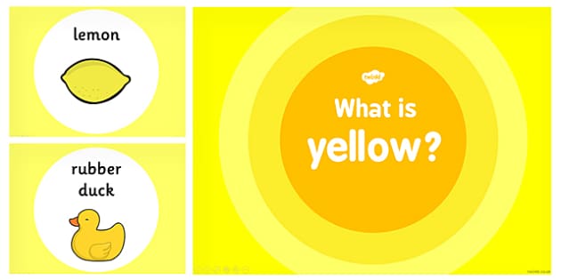 What is Yellow Colour PowerPoint