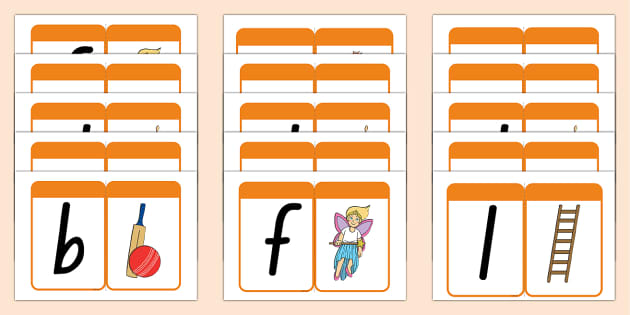 Twinkl Phonics Level 2 - Double-Sided Mnemonic Flashcards