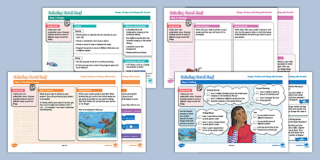 LKS2 Design, Develop and Debug: Calming Coral Reef - Twinkl LKS2 Design, Develop and Debug: Calming Coral Reef - Twinkl