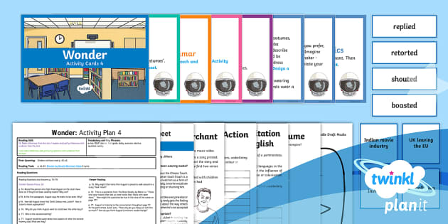 Wonder Guided Reading 4 Y6 To Support Teaching On 'Wonder'