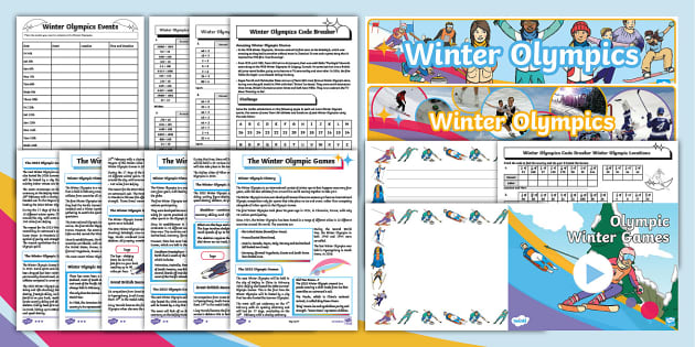 Winter Games Lesson Activities - Second Level - Twinkl