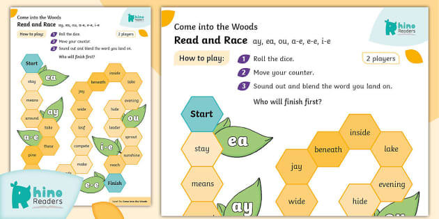 Level 5a Come into the Woods: Read and Race - Twinkl