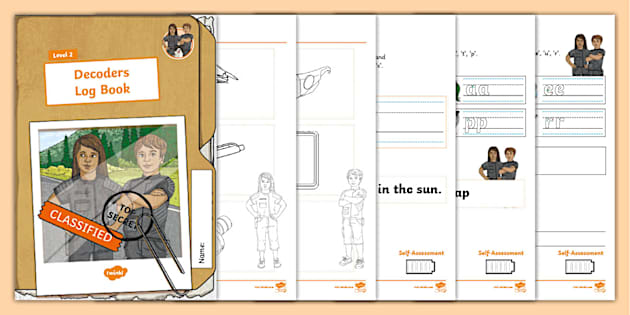 KS2 Level 2 Decoders Log Book - Primary - Twinkl