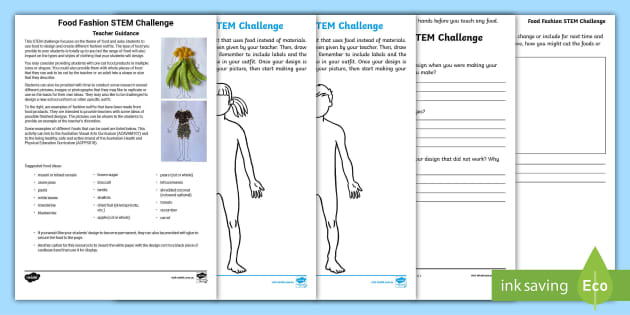 Food Fashion STEM Challenge | F-2 Food and Materials
