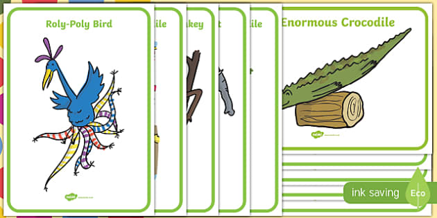 FREE! - Display Posters to Support Teaching on The Enormous Crocodile