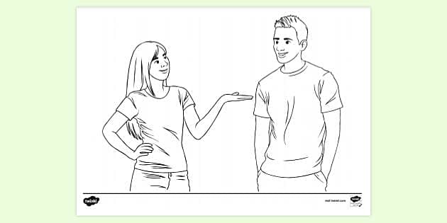 FREE! - Let Others Speak First Colouring | Colouring Sheets