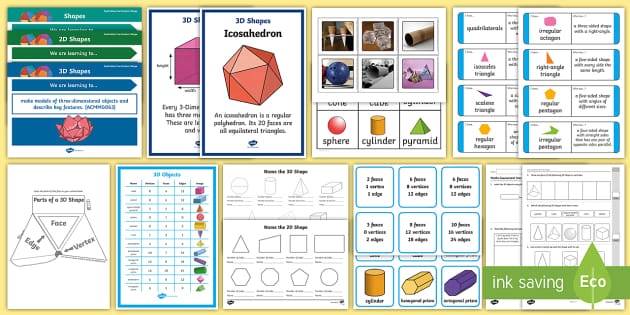 Understanding NAPLAN Year 3 Shapes Unit Pack - Twinkl
