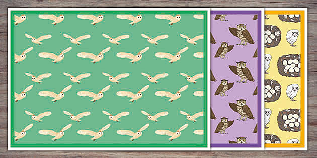 Owl Placemats | Twinkl Party (teacher made) - Twinkl