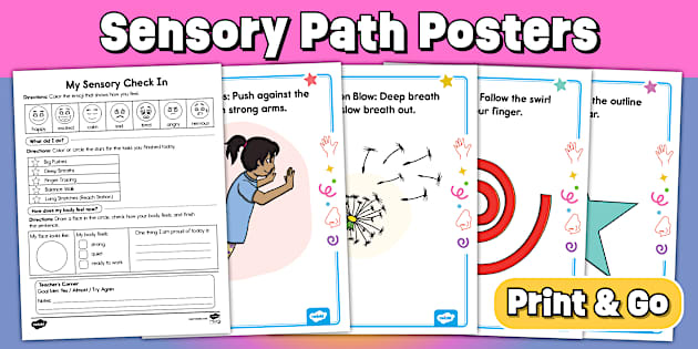 Sensory Path Posters | Sensory Path Wall