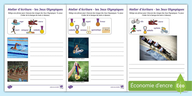 Atelier d'écriture créative sur les Jeux Olympiques