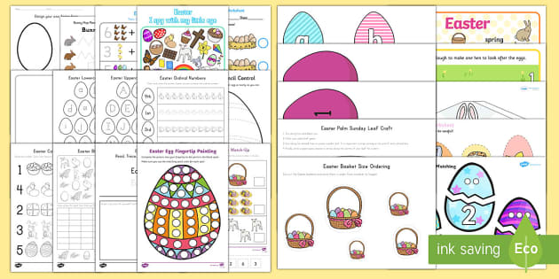 Printable Easter Worksheets - Easter Activities