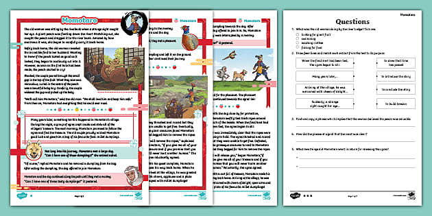 UKS2 Mythical Stories from Different Cultures: Momotaro (Japan ...