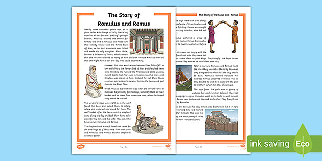 Romulus and Remus Short Story (Hecho por educadores)
