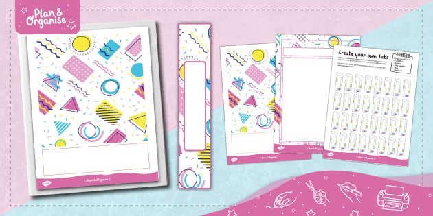 Funky Pink | Personalised Binder Pack (teacher made)