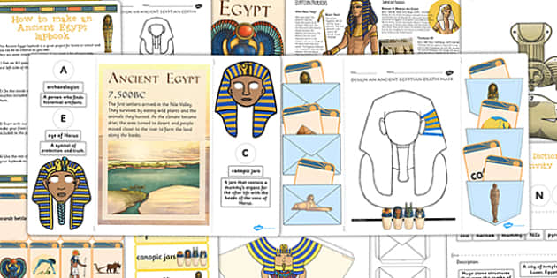Ancient Egypt Lapbook Creation Pack - Home Education Resources