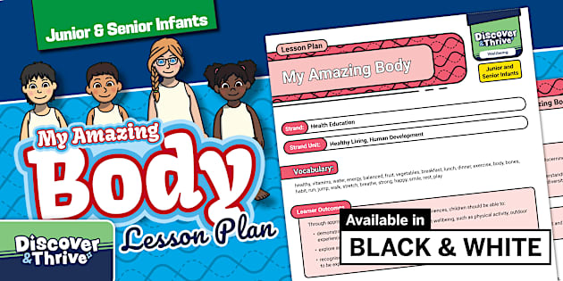 Wellbeing (Health Education) My Amazing Body Lesson Plan (Junior ...