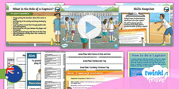 Move PE Year 4 Playing Fair Lesson 3: Being a Captain