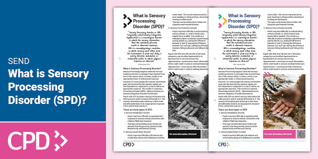 What Is Sensory Processing Disorder (SPD)? - Twinkl