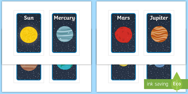 👉 Our Solar System Planets Group Name Prompt Tolsby/Fiestad Frame