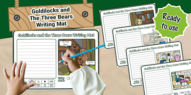 Traditional Tales Writing Mat (teacher made) - Twinkl