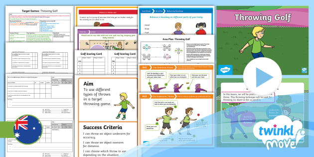 Move PE Year 2 Target Games: Lesson 4: Throwing Golf