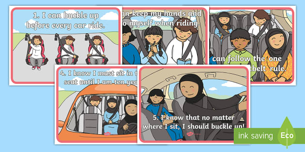 Car Safety Display Posters