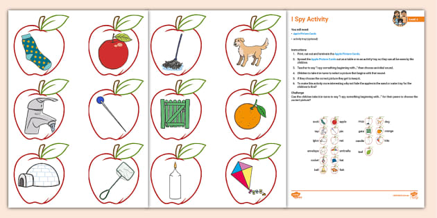 Level 2: I Spy Activity