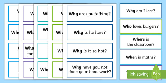 Question Types Pack Word Cards - Key Stage 4 Entry Level