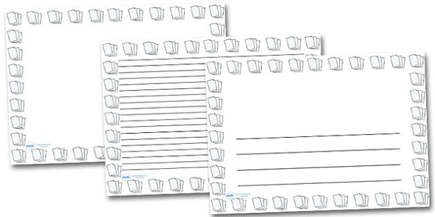 Landscape Writing Paper With Picture Box Teacher Made 