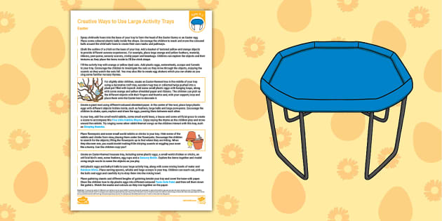 Early Years Easter Activities for Ages 1-2 - Twinkl