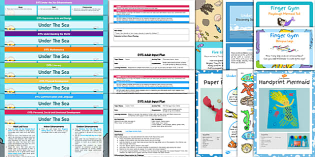 EYFS Under the Sea Bumper Planning Pack