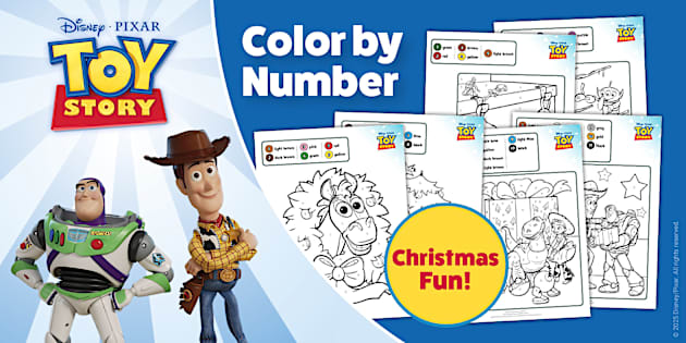 toy story christmas coloring pages free