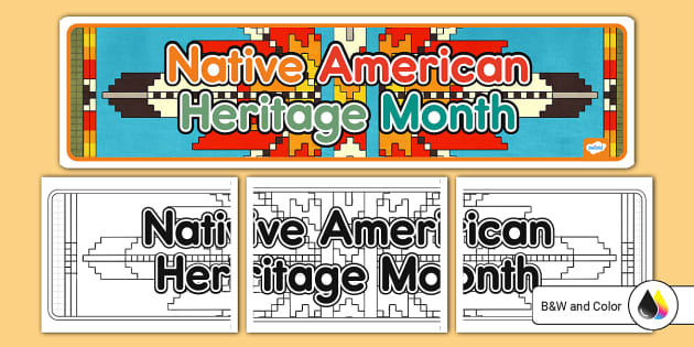 Native American Heritage Month Banner | Twinkl USA - Twinkl