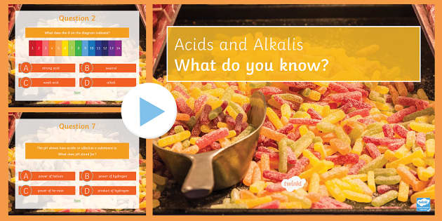 pH Scale Quiz PowerPoint (öğretmen yaptı) - Twinkl