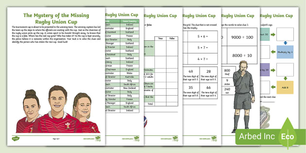 The Mystery of the Missing Rugby Union Cup (professor feito)