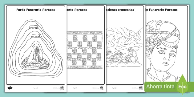 Dibujos de la cultura Paracas | Recursos Twinkl Perú