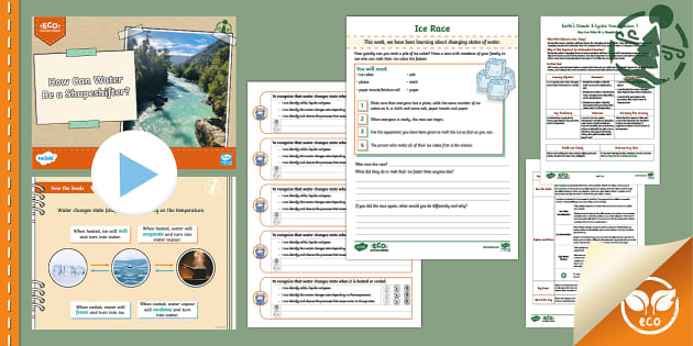 Changing States of Water: Eco Adventurers Year 3 Lesson 1