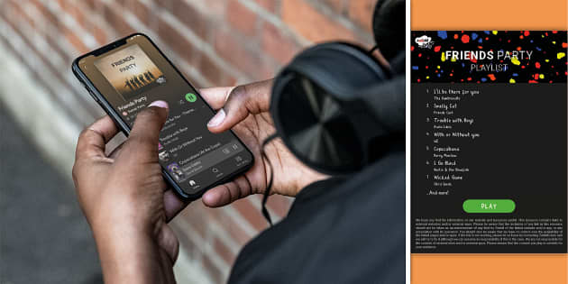 Friends Party Playlist | Twinkl Party (teacher made)