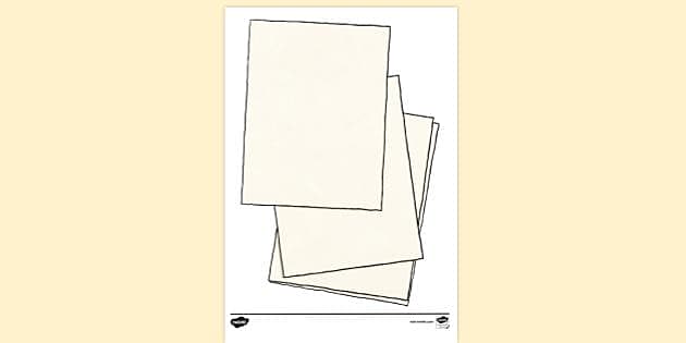 FREE! - Photographic Paper Colouring Sheet | Colouring Sheets