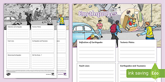 Earthquakes Fact File Template (nauczyciel wykonał) Earthquakes Fact File Template (nauczyciel wykonał)