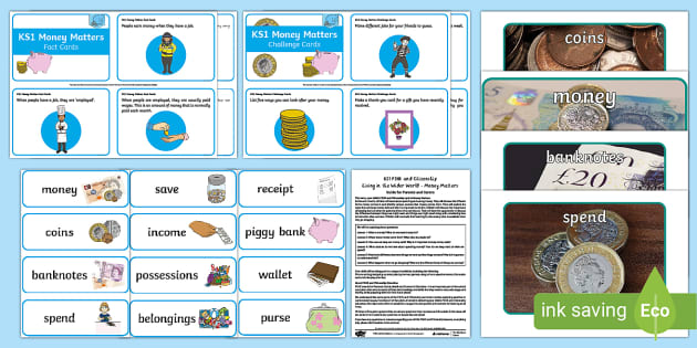 FREE! - PSHE and Citizenship KS1 Money Matters Additional Resources