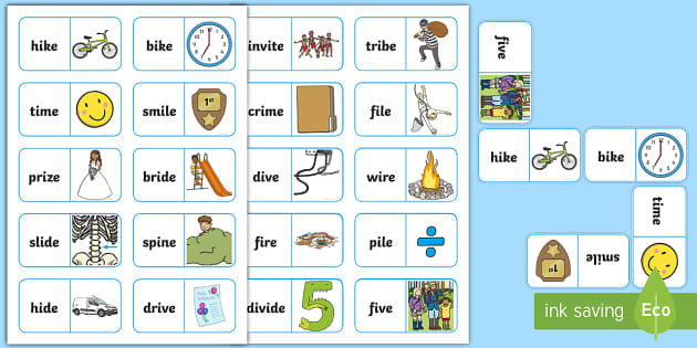 'i_e' Sound Dominoes (teacher made)