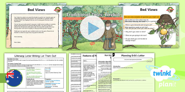 Year 5 Firebird: Letter Writing (2) Lesson