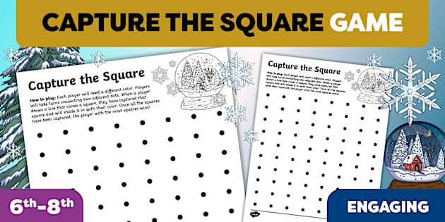 Capture the Square Game for 6th-8th Grade (profesor hizo)