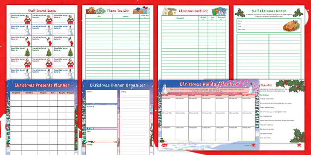 Staff Wellbeing Christmas Organisation Resource Pack