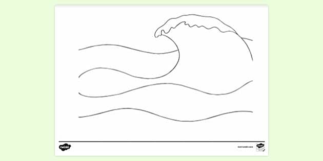 Different Waves Colouring | Colouring Sheets (Teacher-Made)