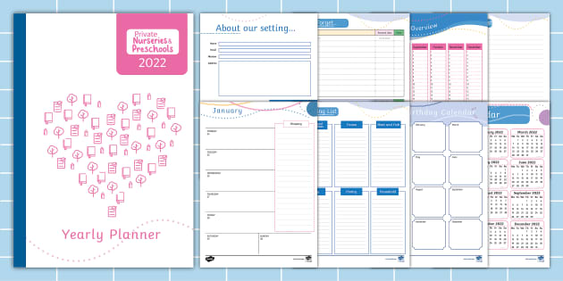 Private Nursery Planner 2022 | Planners & Organisers